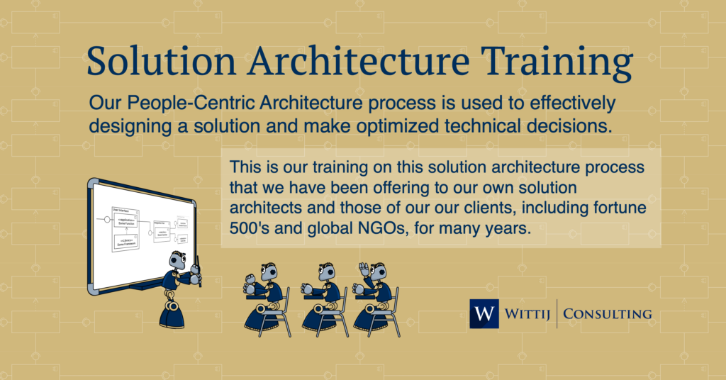 Solution Architecture Training - Wittij Consulting
